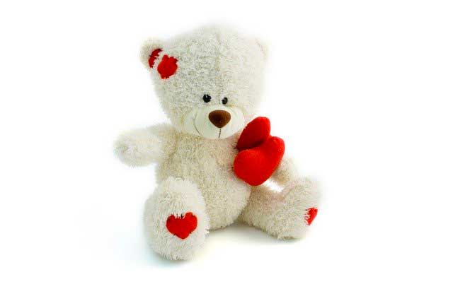 Teddybär mit Herz - die Liebesbotschaft vom Bärchen - kuscheltier ...
